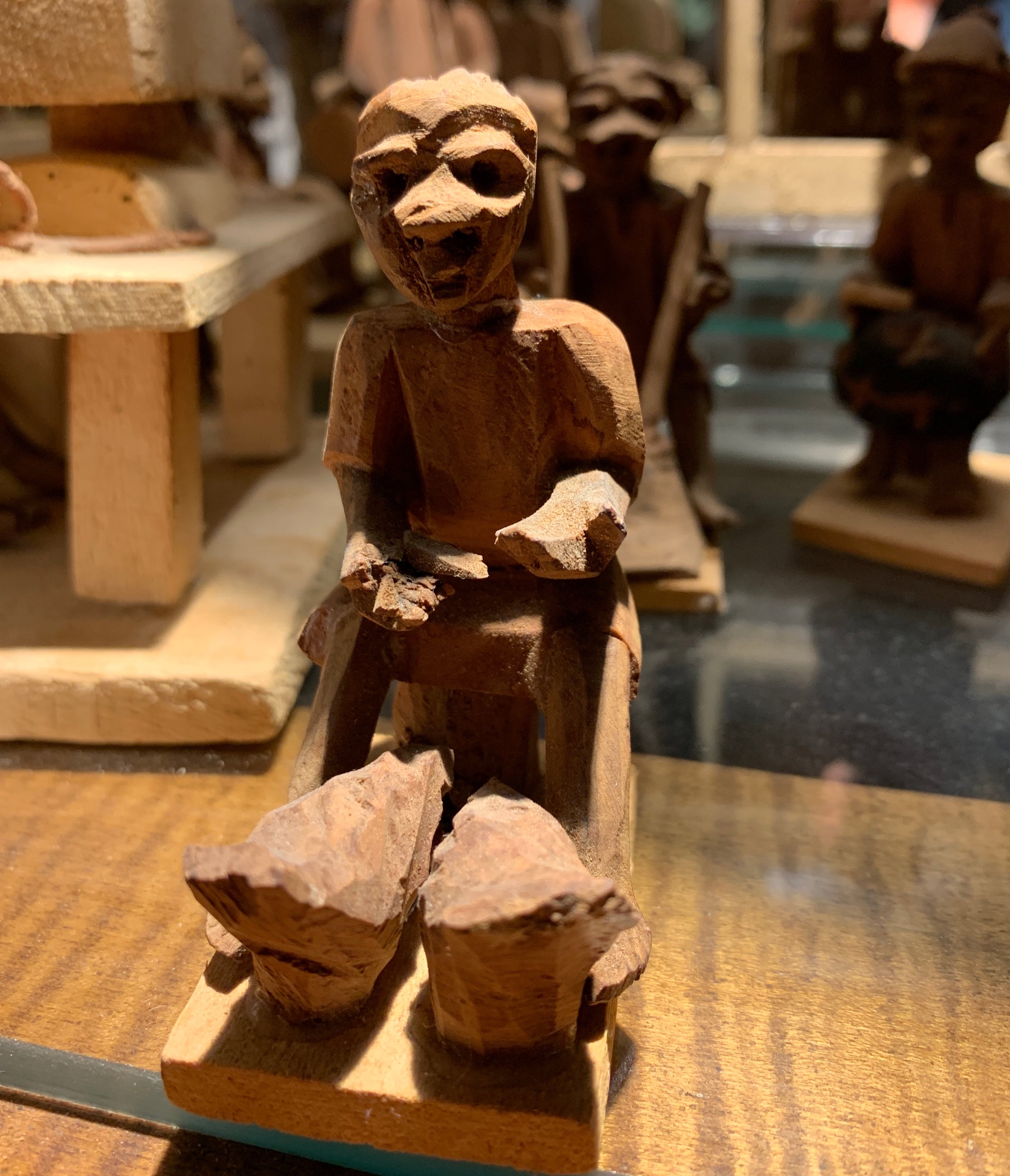 Thorn Wood Single Figure - Clay Carver | Art Factory